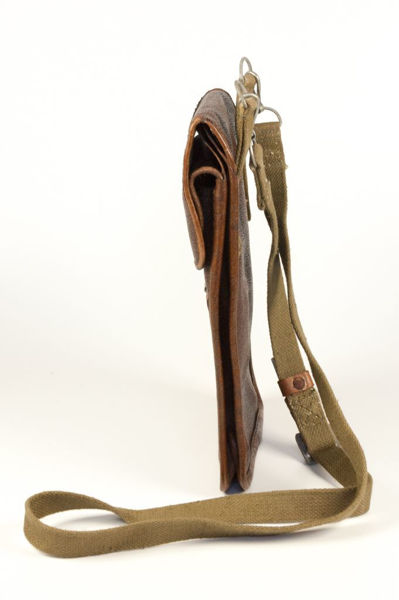 Small Brown Military Map Bag at 3bc Vintage Shop