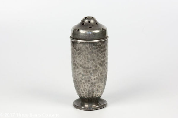 Hand Hammered Pewter Sugar Shaker at 3bc Vintage Shop