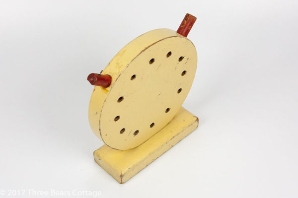 Wooden School Teaching Clock at 3bc Vintage Shop