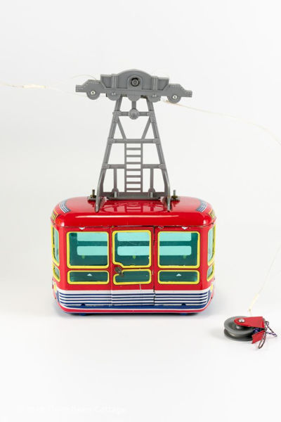 TN Nomura Japanese Tinplate "Aerial Ropeway " Toy Cable Car at 3bc ...