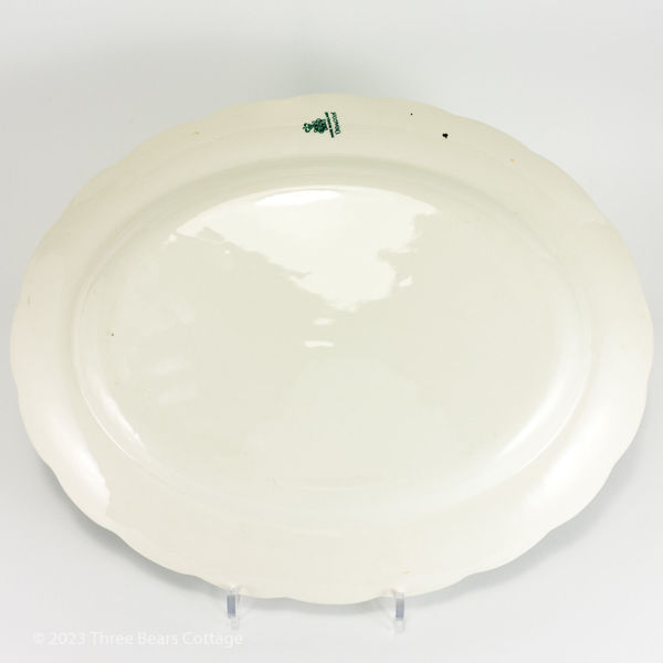 Booths of Staffordshire 1920s "Green Dragon" Platter at 3bc Vintage Shop